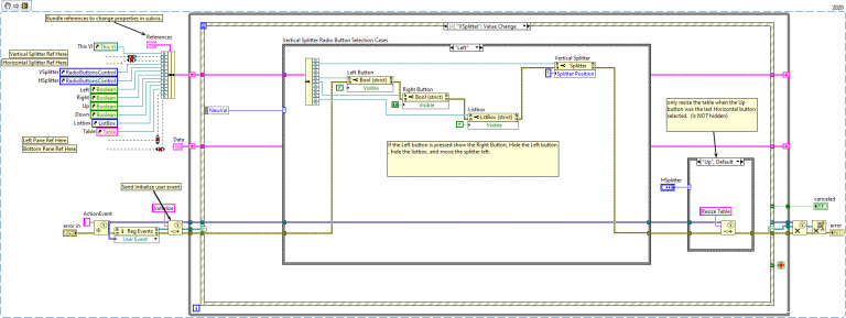 LabVIEW Channel: Splitter Bars | ITM