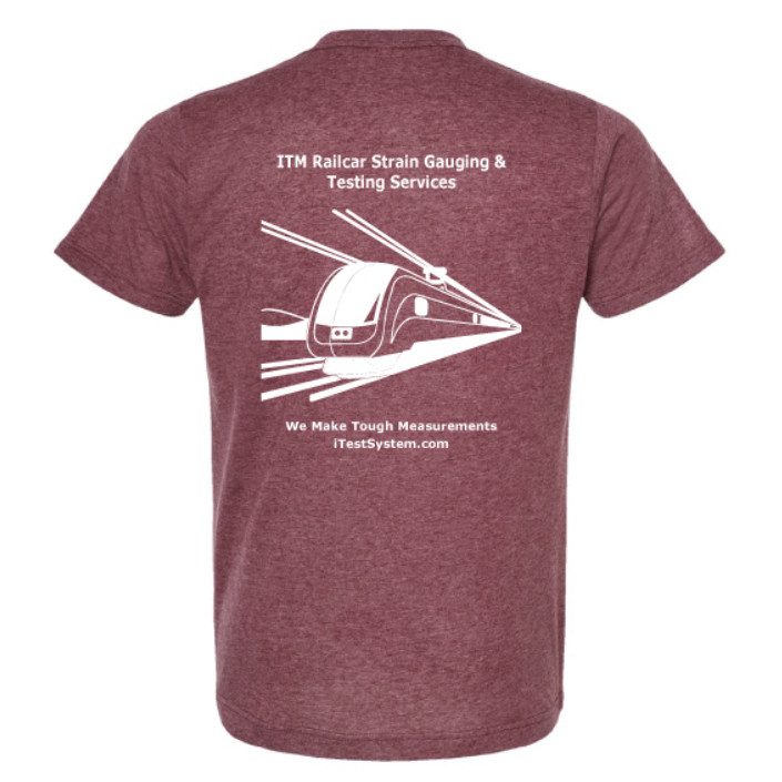 tshirt-Railcar Strain Gauging & Testing Services | ITM